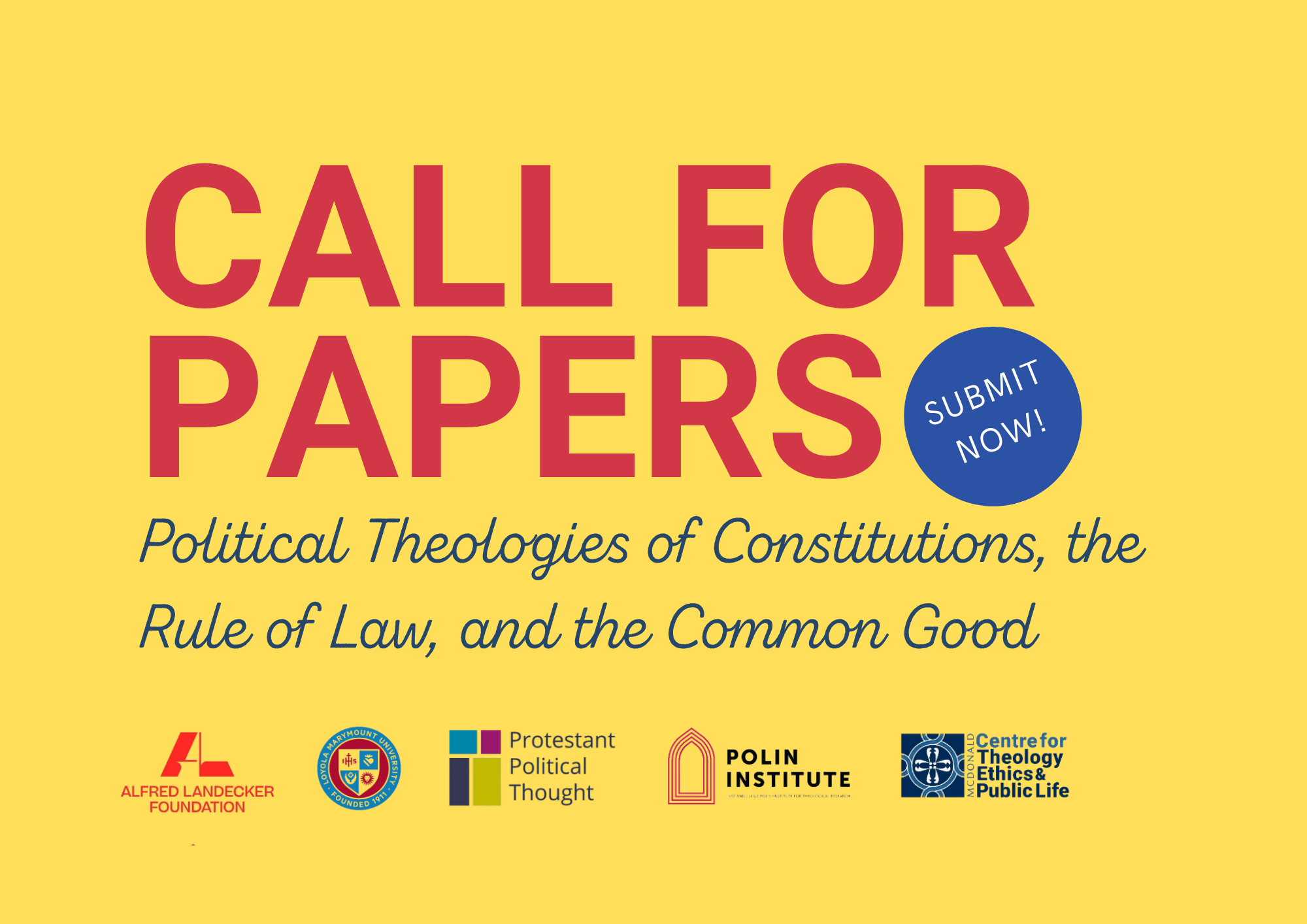 Call for Papers | Political Theologies of Constitutions, the Rule of ...